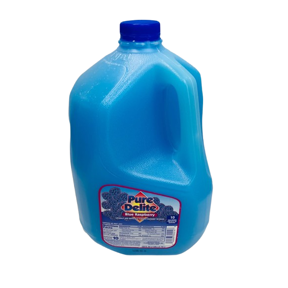 PURE DELITE GALLON BLUE RASPBERRY 6PK — ANG Wholesale