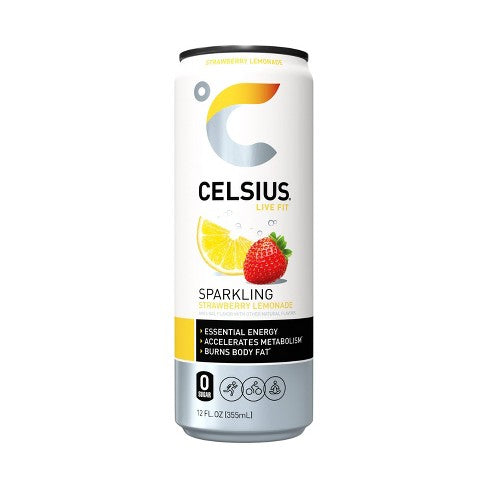 CELSIUS STRAW LEMON 12oz/12ct — ANG Wholesale